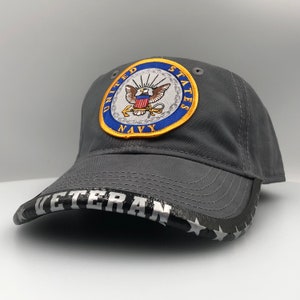 Custom U.S. Navy Hat With Custom Brimmtrimm Hat Accessory Brim ...