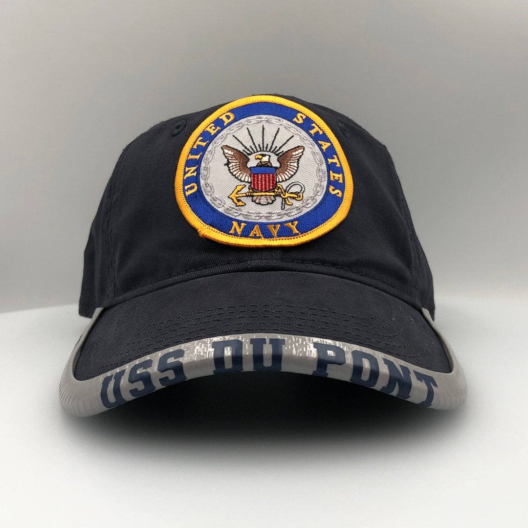 Custom U.S. Navy Hat With Custom Brimmtrimm Hat Accessory Brim ...