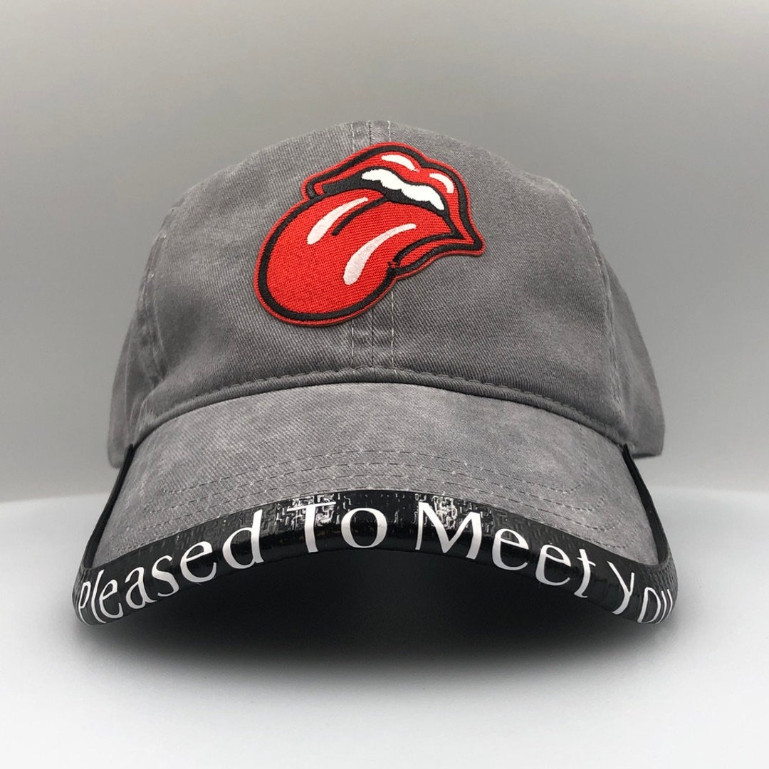 Rolling Stones PONYTAIL Hat With Custom Brimmtrimm Hat Accessory Brim ...