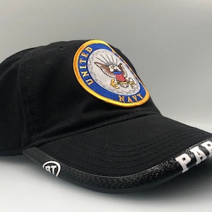 Custom U.S. Navy Hat With Custom Brimmtrimm Hat Accessory Brim ...