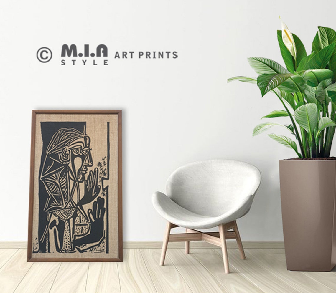 Wall Art on Canvas Pablo Picasso the Woman at the Window, Graphic ...