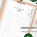 Running Prayer List-printable Prayer List Template | Instant Download ...
