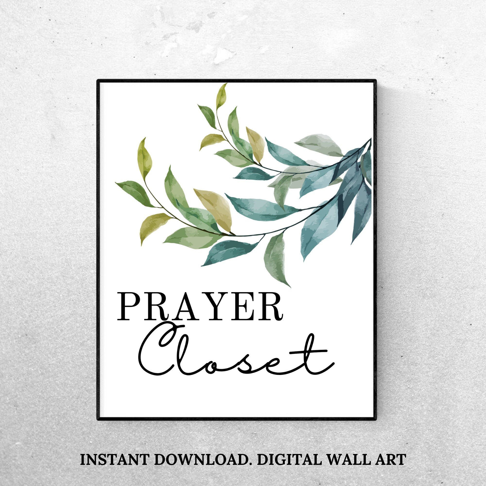 Prayer Sign, Prayer Closet Sign, War Room Prayer Template, Christian ...