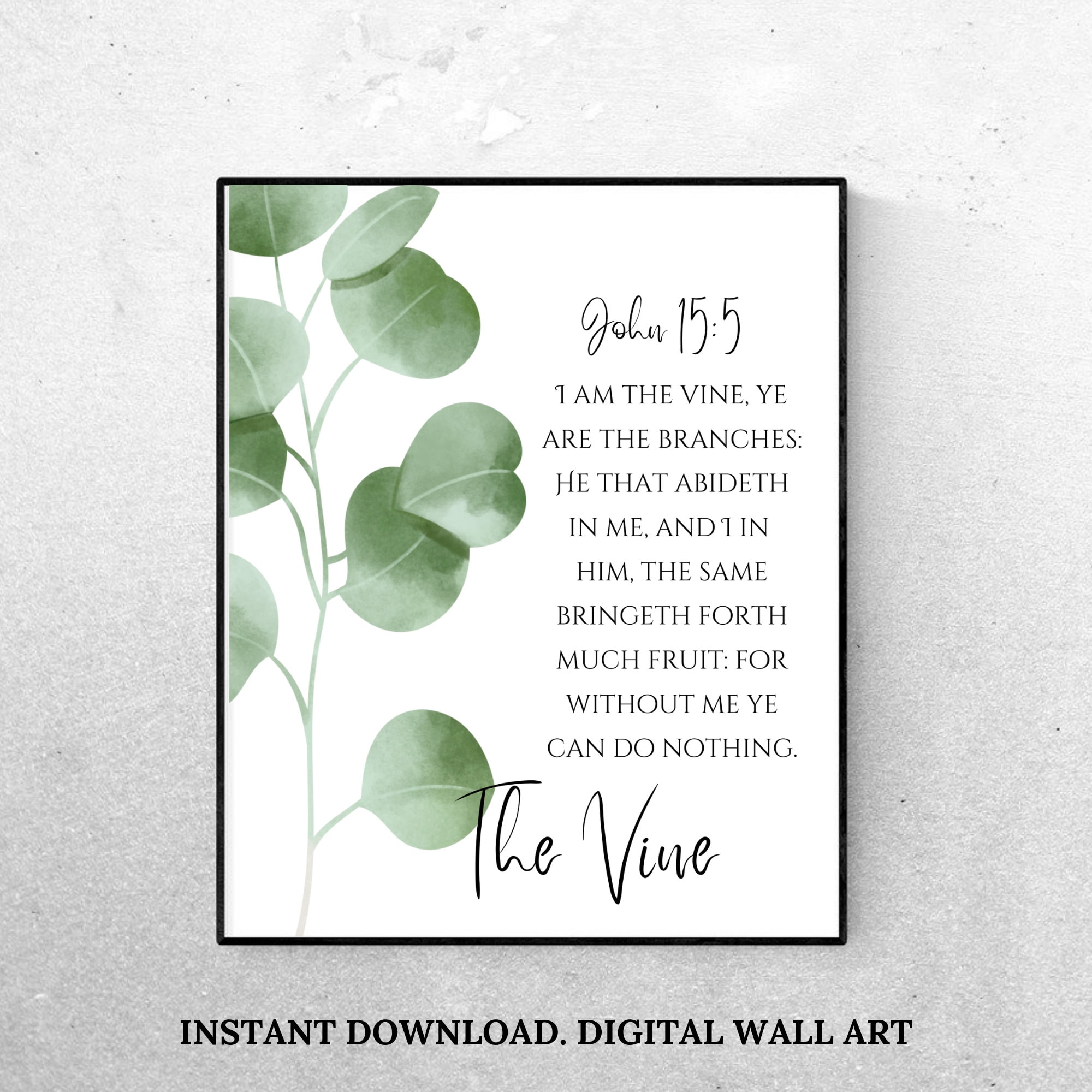 Bible Verse Printable John 15