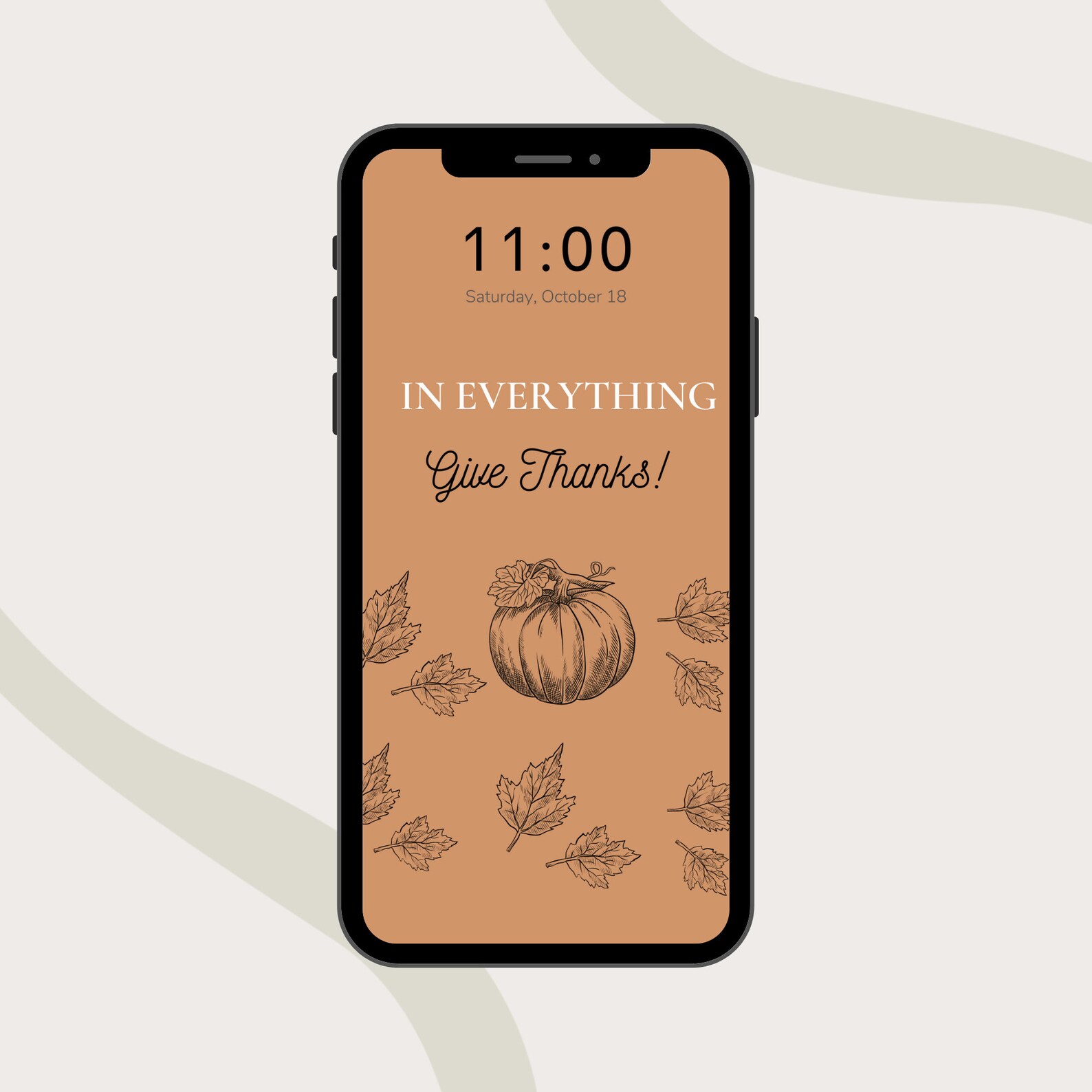 Thanksgiving & Fall iPhone Wallpaper Bundle | iPhone Background ...