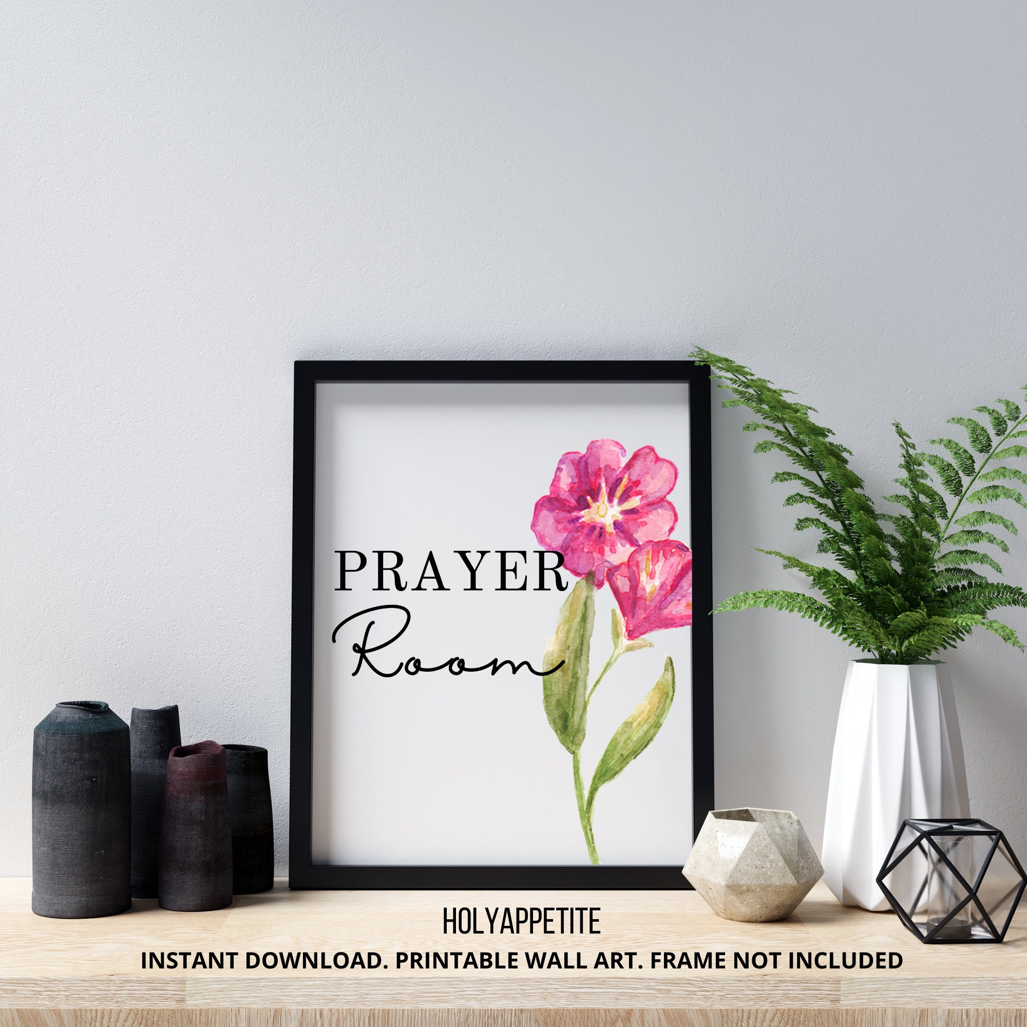 Prayer Sign, Prayer Room Door Sign, War Room Prayer Decor, Christian ...
