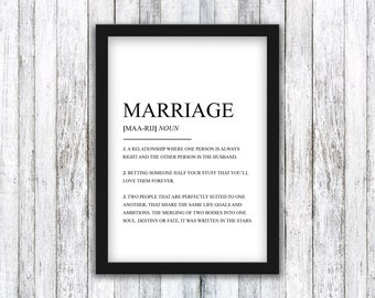 Marriage Quotes | Etsy