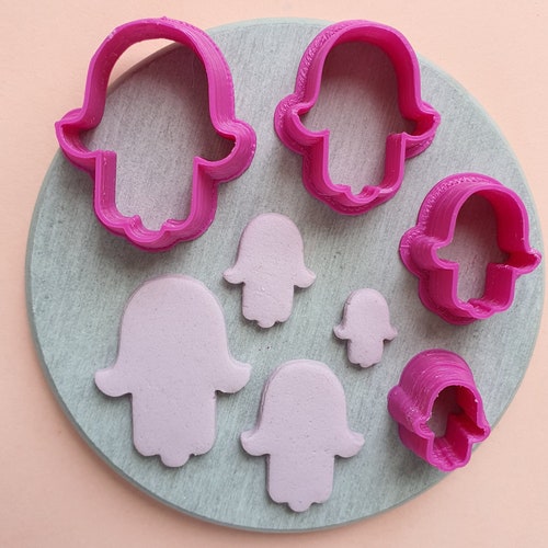 Hamsa Hand Polymer Clay Cutter I Texturio Clay Cutters for - Etsy