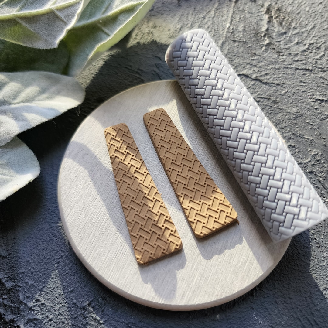 Polymer Clay Texture Roller Clay Stamp 3D Printed Embossing - Etsy