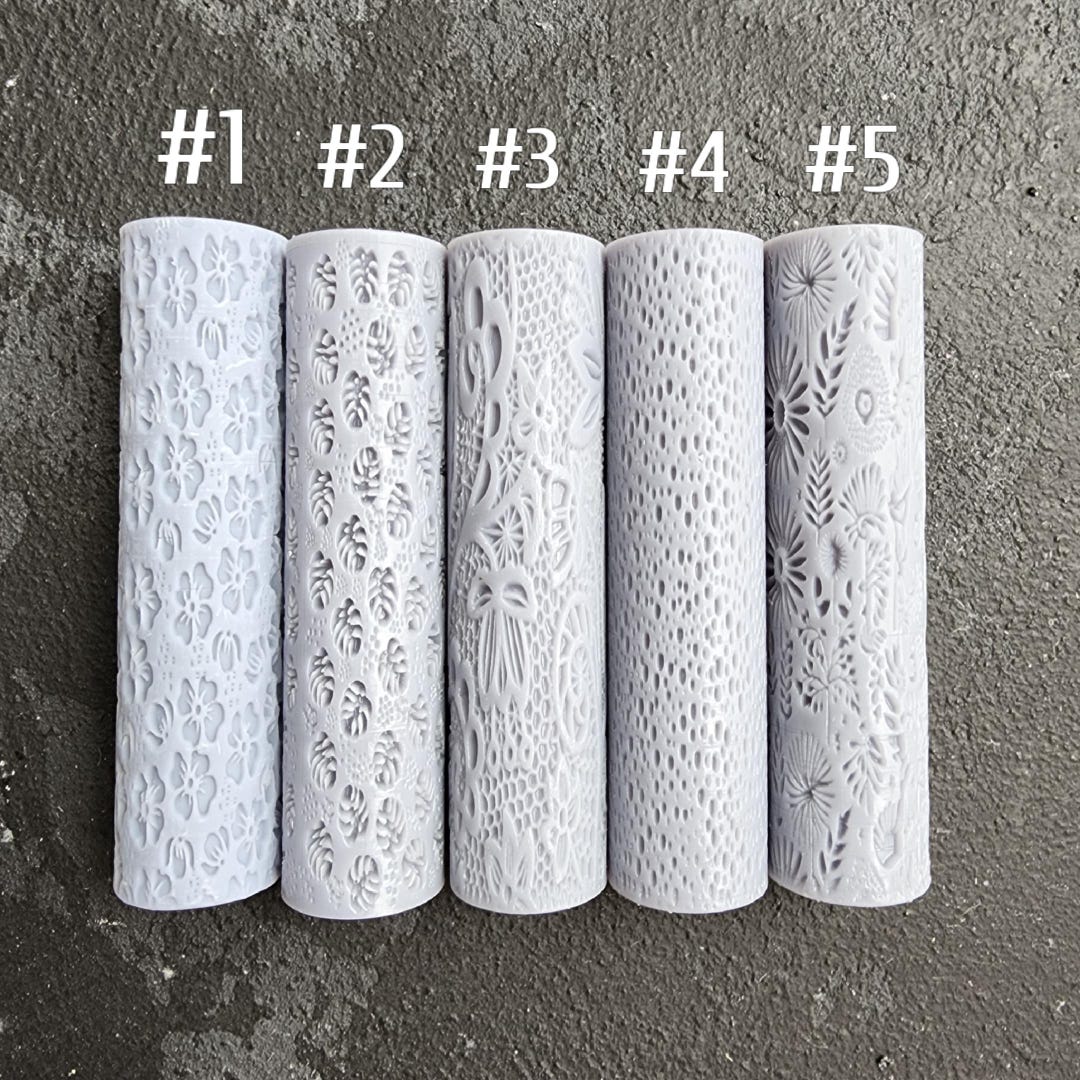 SALE! Polymer Clay Texture Rollers Clay Stamp 3D Printed Embossing Clay ...