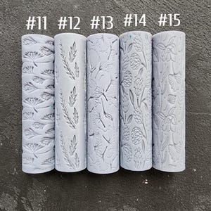SALE! Polymer Clay Texture Rollers Clay Stamp 3D Printed Embossing Clay ...
