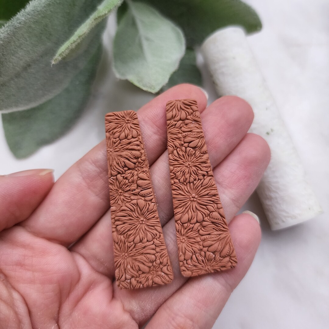 Polymer Clay Texture Roller Clay Stamp 3D Printed Embossing Tool ...