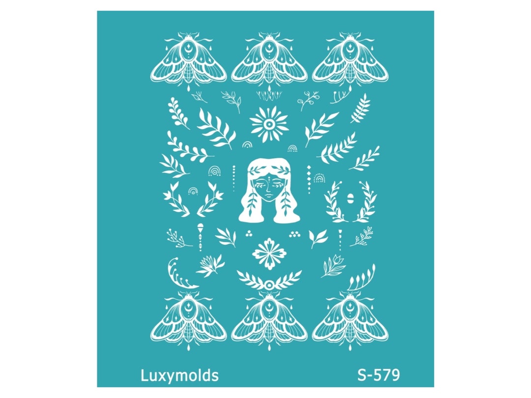 Silk Screen Stencil for Polymer Clay "luxymolds" S-579 - Etsy