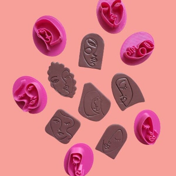 Polymer Clay Face - Etsy