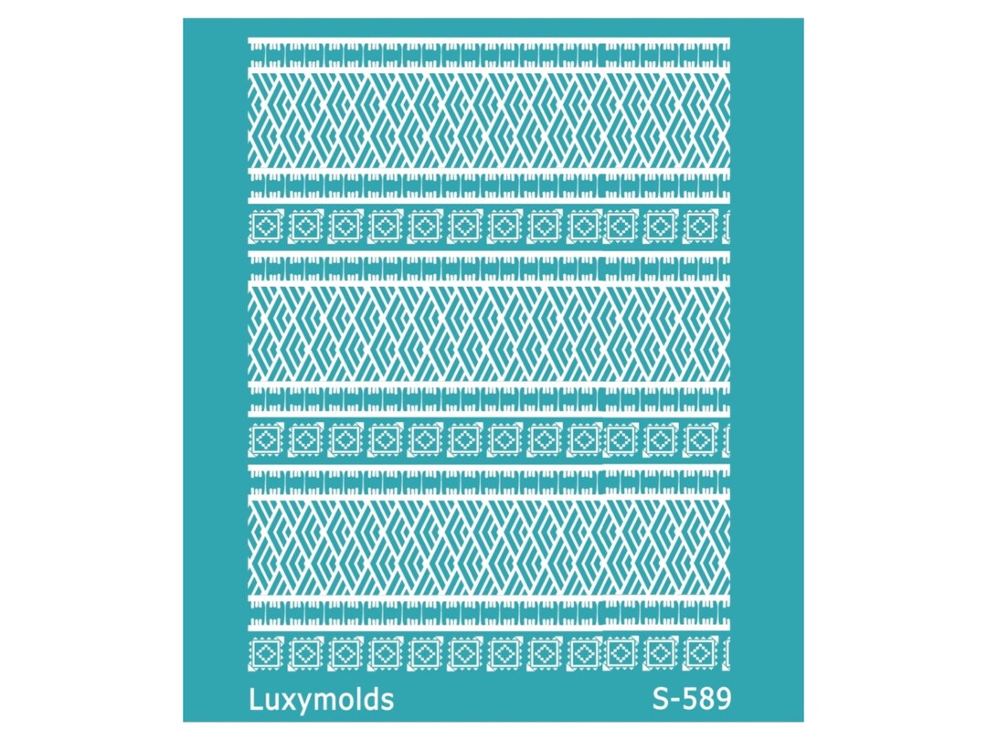Silk Screen Stencil for Polymer Clay "luxymolds" S-589 - Etsy