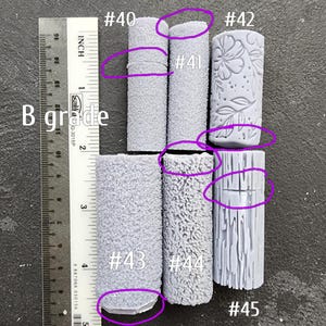 SALE! Polymer Clay Texture Rollers Clay Stamp 3D Printed Embossing Clay ...