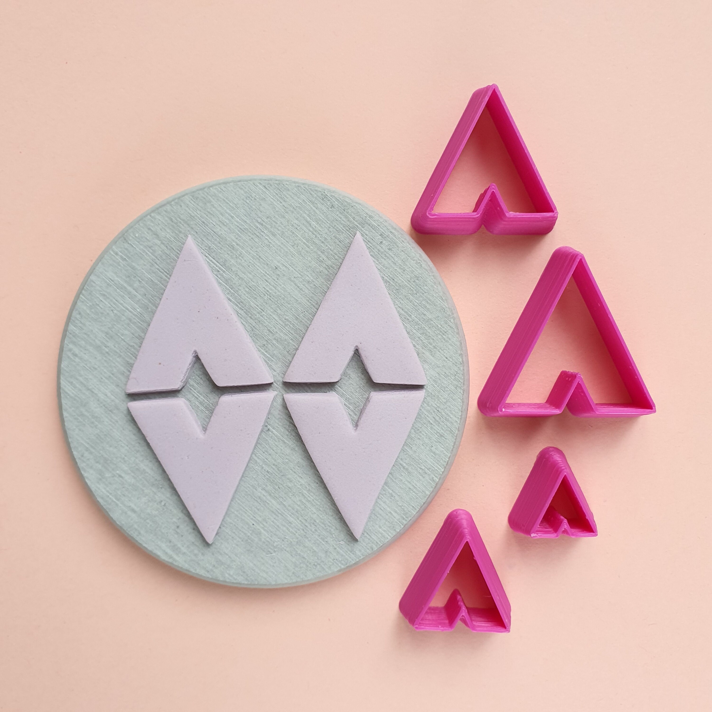 V Shapes Polymer Clay 3D Cutters Geometry Shapes Cutter - Etsy Canada