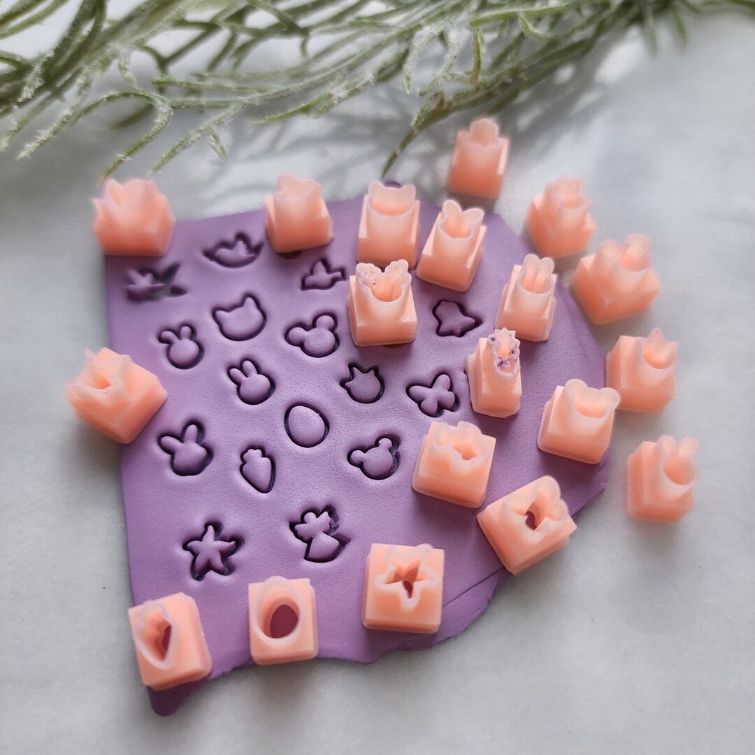 19 Pc Animal Polymer Clay Cutters, 3D Printed Micro Jewelry Molds - Etsy