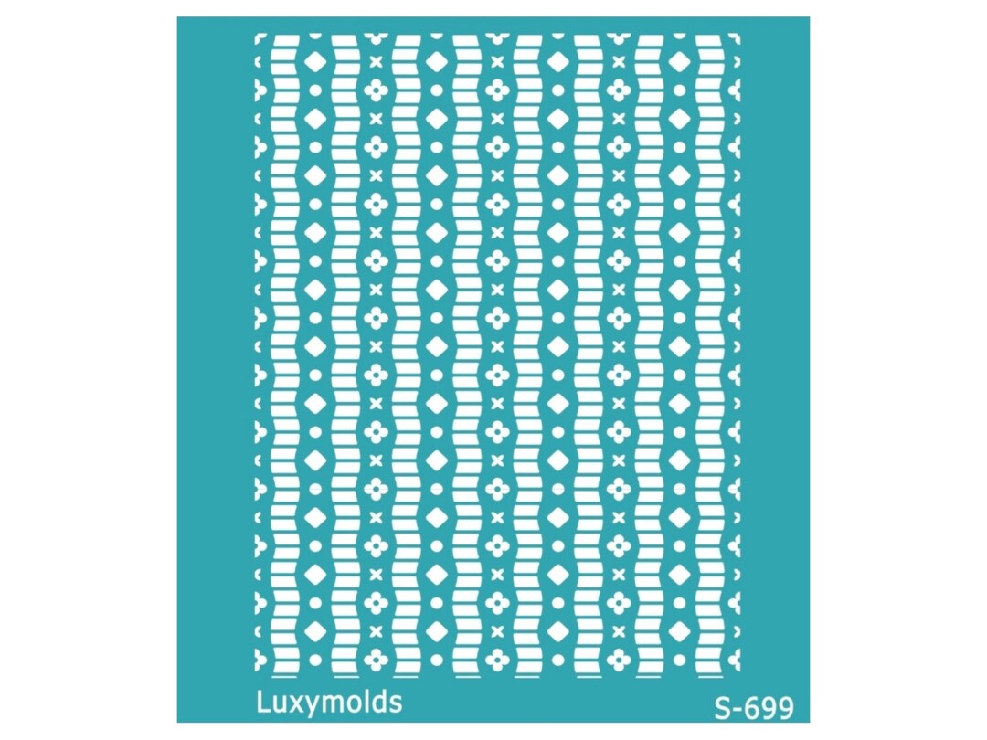 Silk Screen Stencil for Polymer Clay "luxymolds" S-699 - Etsy