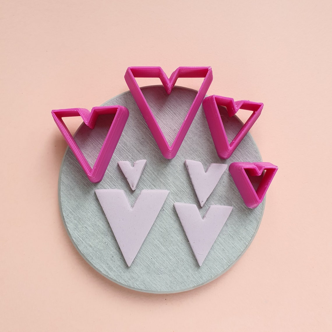 V Shapes Polymer Clay 3D Cutters Geometry Shapes Cutter - Etsy Canada