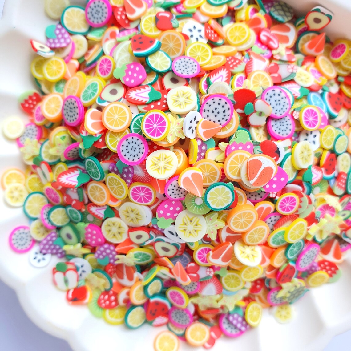 Mix Fruits Polymer Clay Shapes for Resin Epoxy Crafts for Nail - Etsy