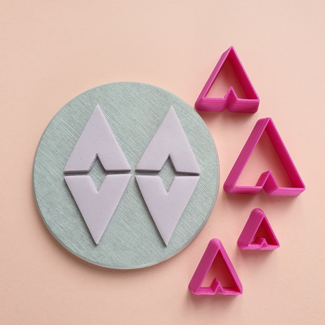 V Shapes Polymer Clay 3D Cutters Geometry Shapes Cutter - Etsy Canada