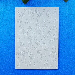 Polymer Clay Texture Tile Texture Mat Clay Stamp Polymer Clay Texture ...