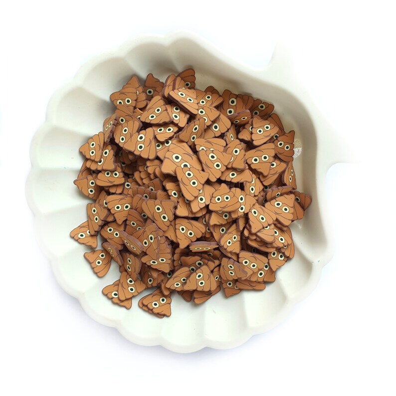 Mini Poop Emoji Polymer Clay Shapes for Resin Epoxy Crafts for | Etsy