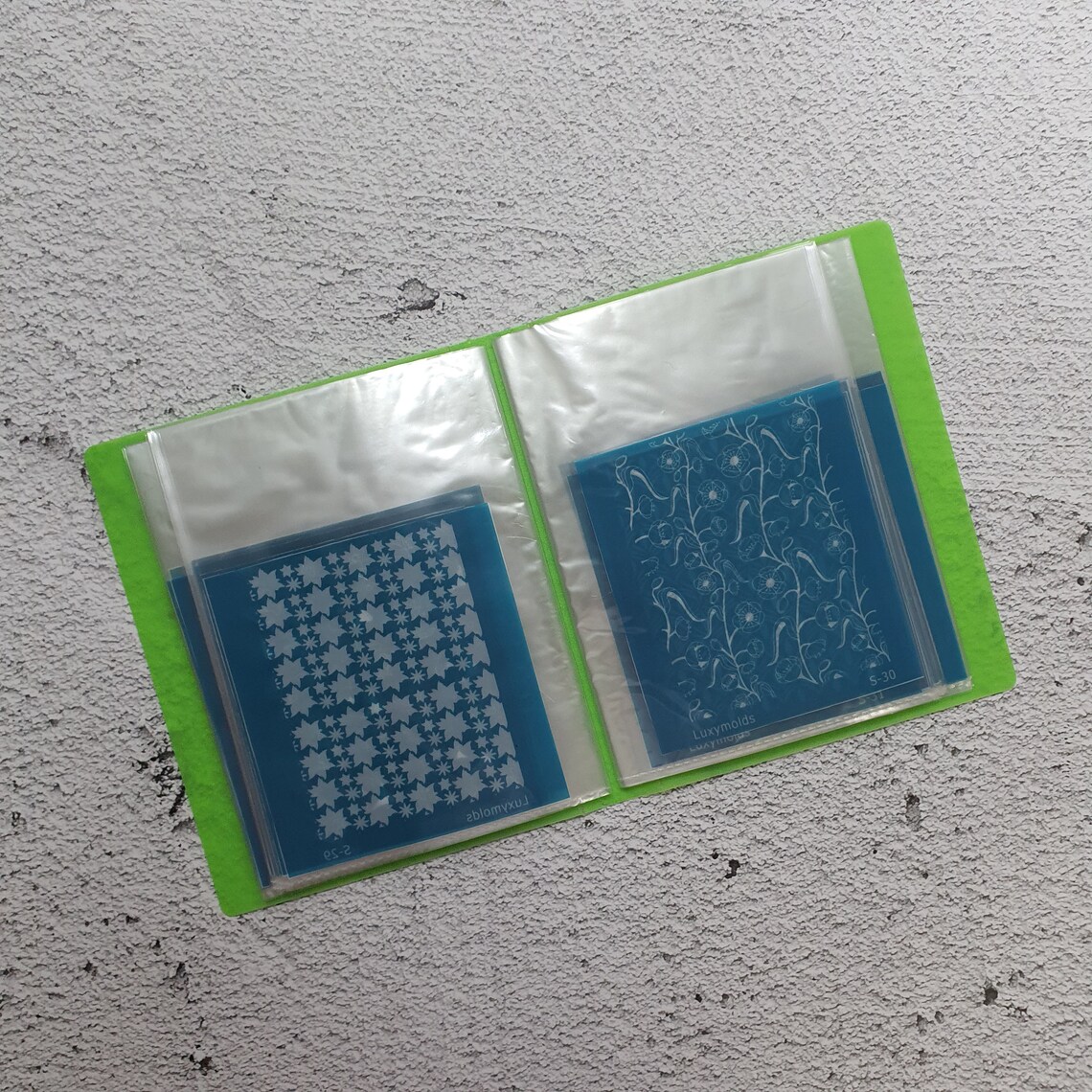 Folder Book for Silk Screens Stencils With 60 or 96 Pockets - Etsy