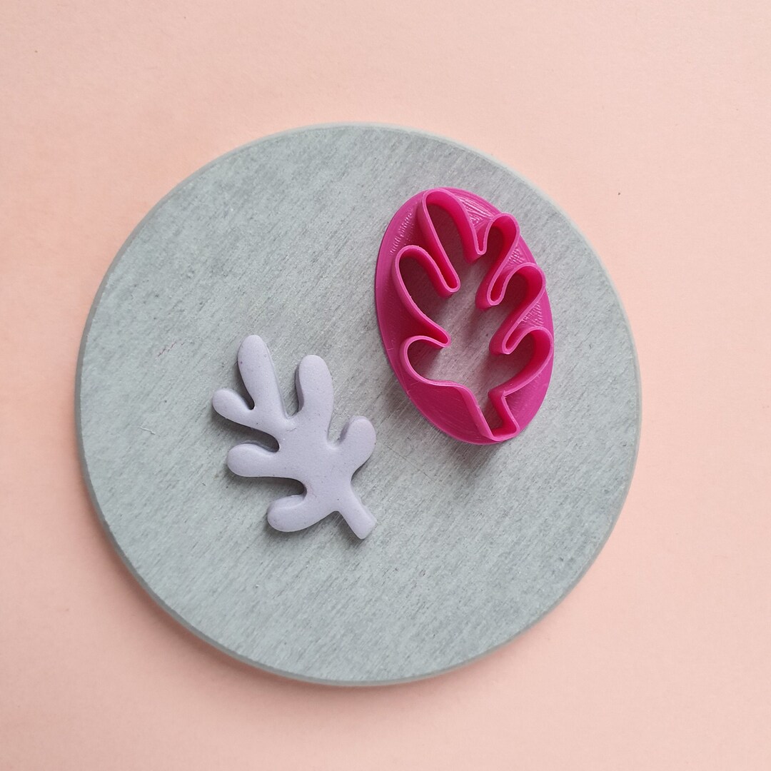 Polymer Clay Cutter 3D Print Cutters Jewelry Earrings coral Shape ...