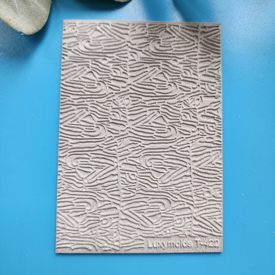 Polymer Clay Texture Tile Texture Mat Clay Stamp Polymer Clay Texture ...