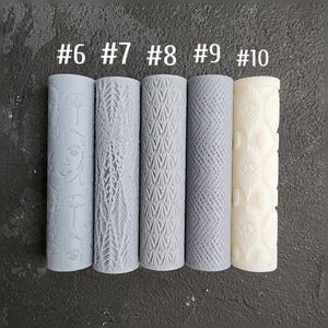 SALE! Polymer Clay Texture Rollers Clay Stamp 3D Printed Embossing Clay ...