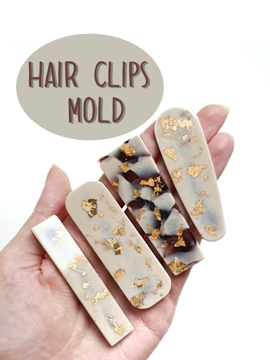 Silicone Hair Clip Mold for Resin and Epoxy Jewelry Resin Mould - Etsy