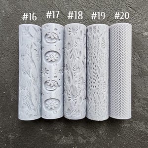 SALE! Polymer Clay Texture Rollers Clay Stamp 3D Printed Embossing Clay ...