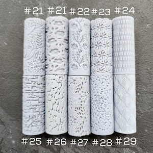 SALE! Polymer Clay Texture Rollers Clay Stamp 3D Printed Embossing Clay ...