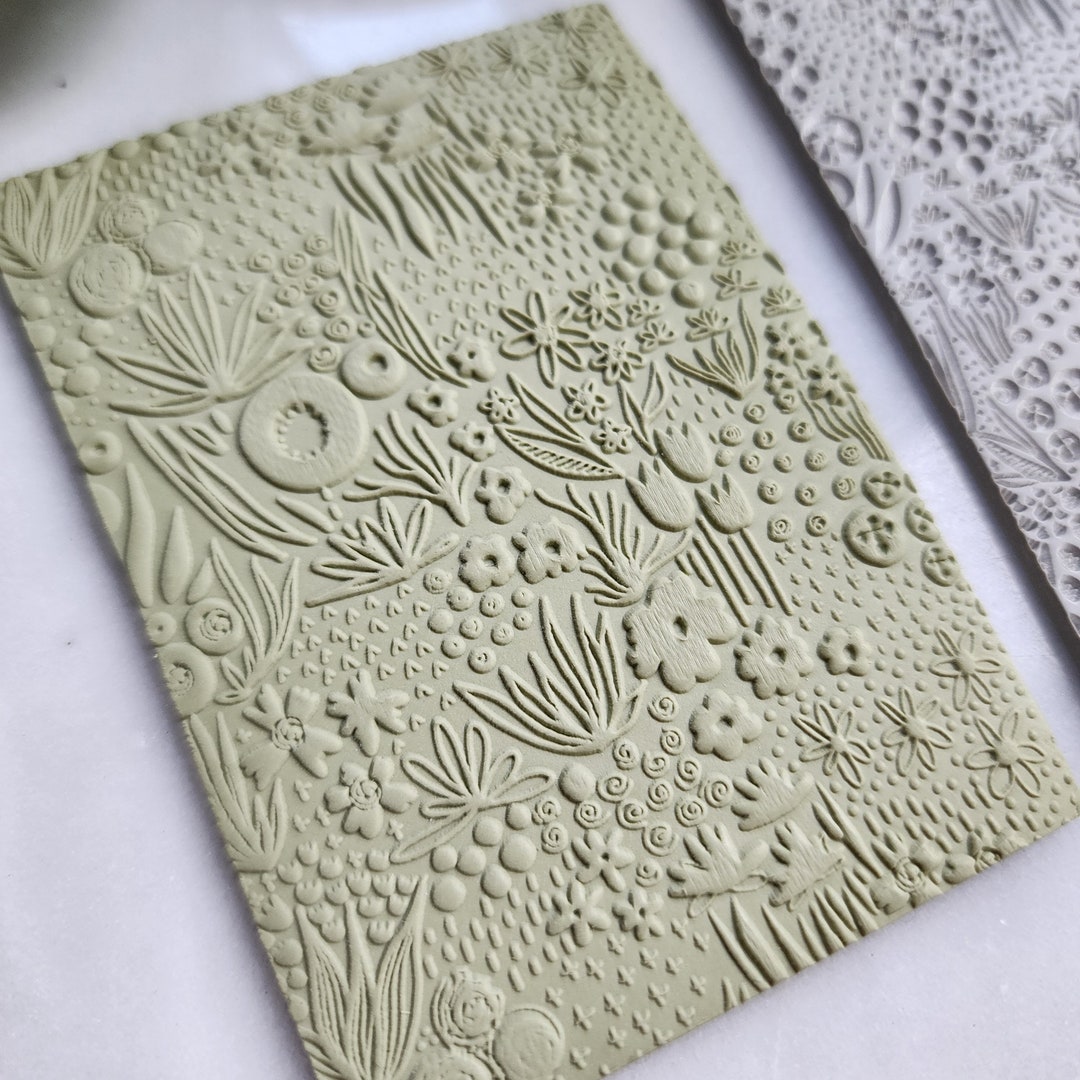 Polymer Clay Texture Tile Texture Mat Clay Stamp Polymer Clay Texture ...