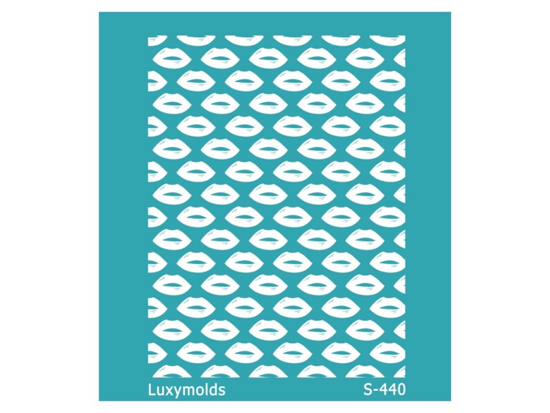 Plantilla de serigrafía para arcilla polimérica Luxymolds S-440 - Etsy México
