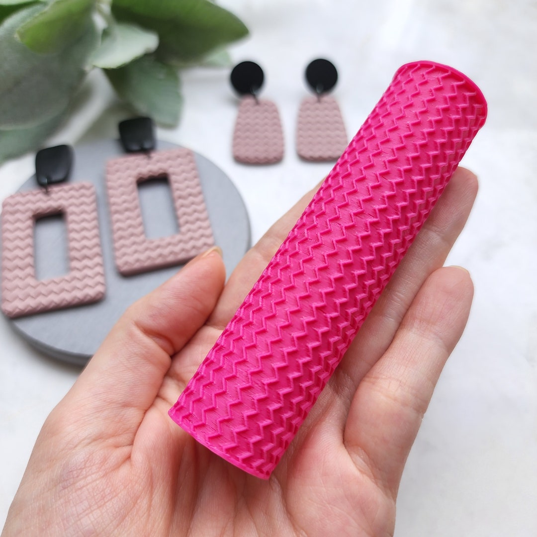 Polymer Clay Texture Roller Stamp 3D Printed Embossing - Etsy