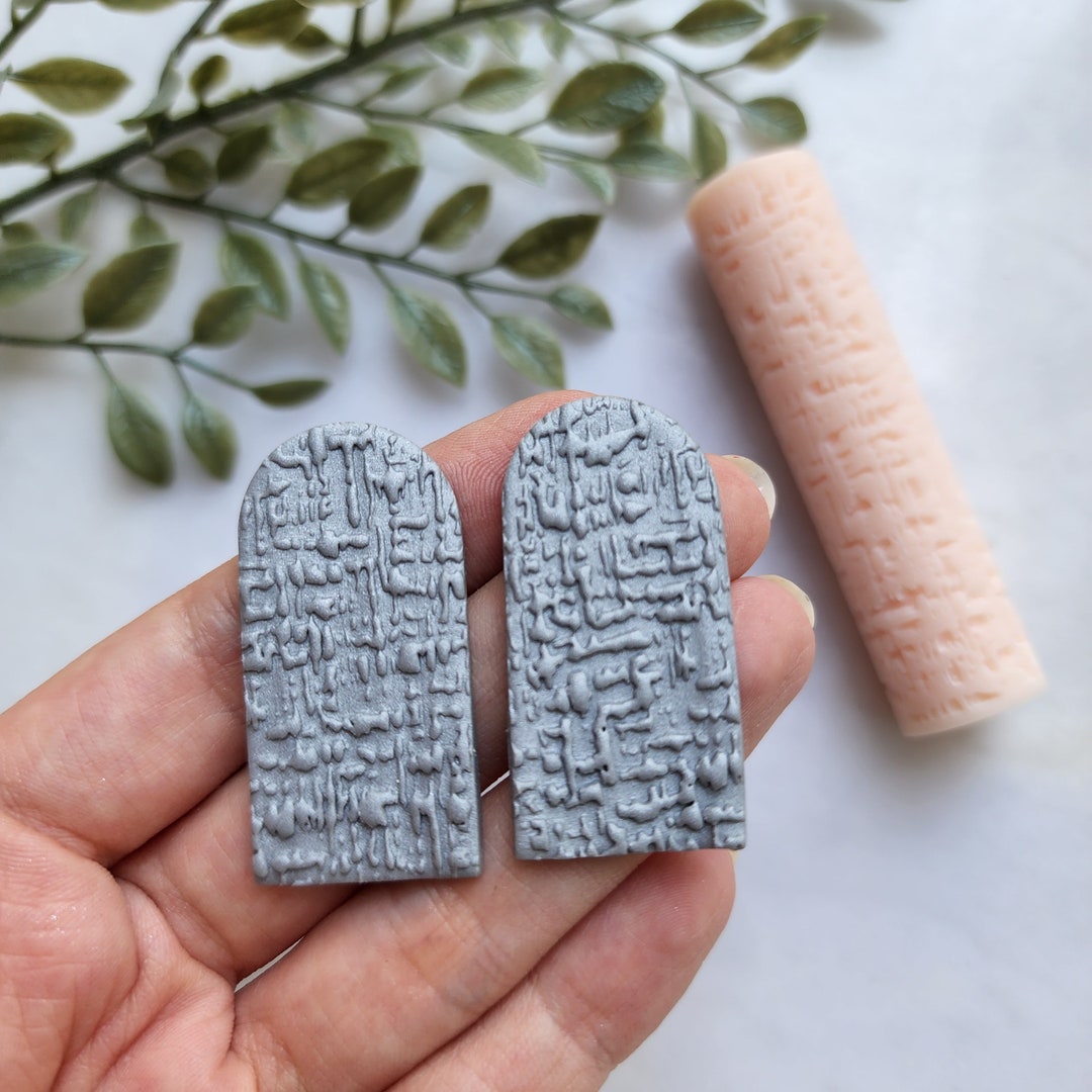 Polymer Clay Texture Roller Clay Stamp 3D Printed Embossing "blot ...