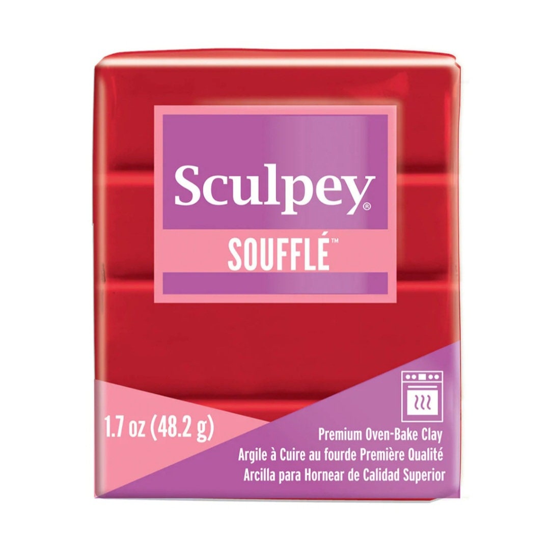 Sculpey Soufflé Polymer Clay 48g (1.7oz) - Cherry Pie - Etsy