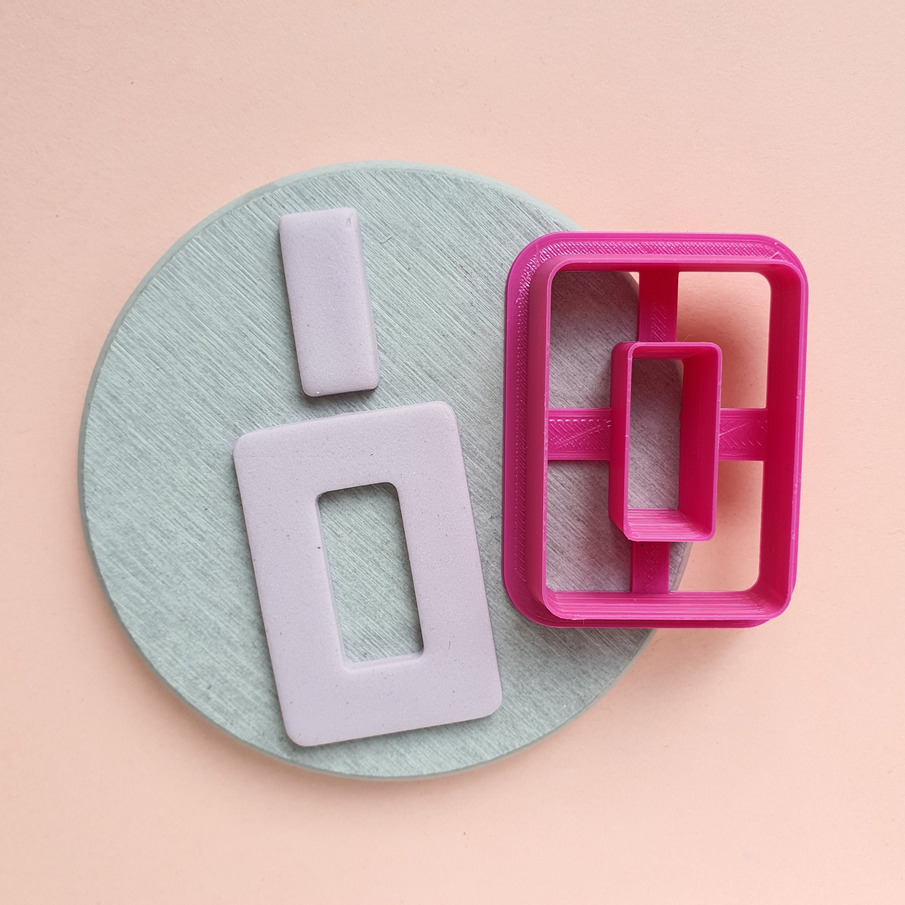 Rectangle Polymer Clay 3D Cutters Jewelry Earrings Geometry - Etsy UK