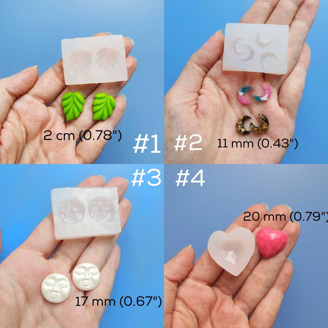 Silicone Earrings Molds Jewelry Mould for Resin and Epoxy - Etsy