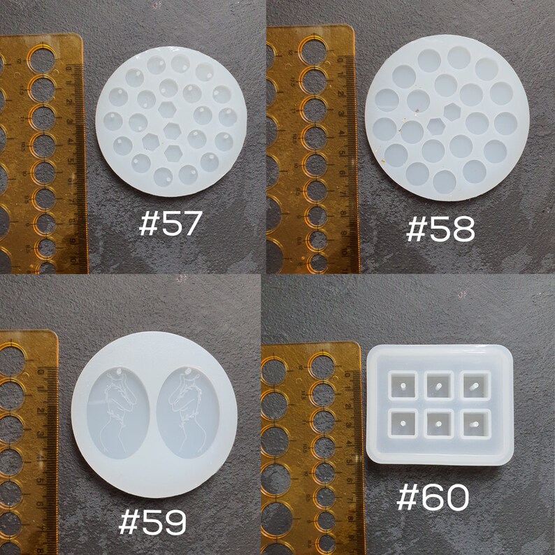 Silicone Earring Molds for Resin and Epoxy Jewelry - Etsy