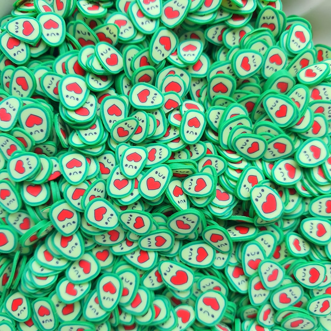 Avocado Polymer Clay Shapes for Resin Epoxy Crafts for Nail Design - Etsy