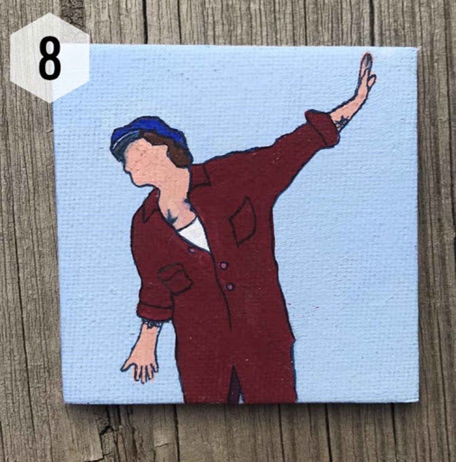 Mini Original Hand Painted One Direction Paintings - Etsy Canada