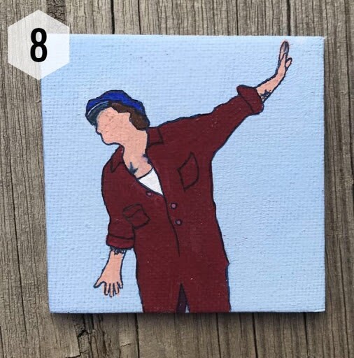 Mini Original Hand Painted One Direction Paintings - Etsy Canada
