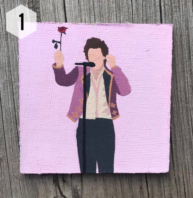 Mini Original Hand Painted One Direction Paintings - Etsy