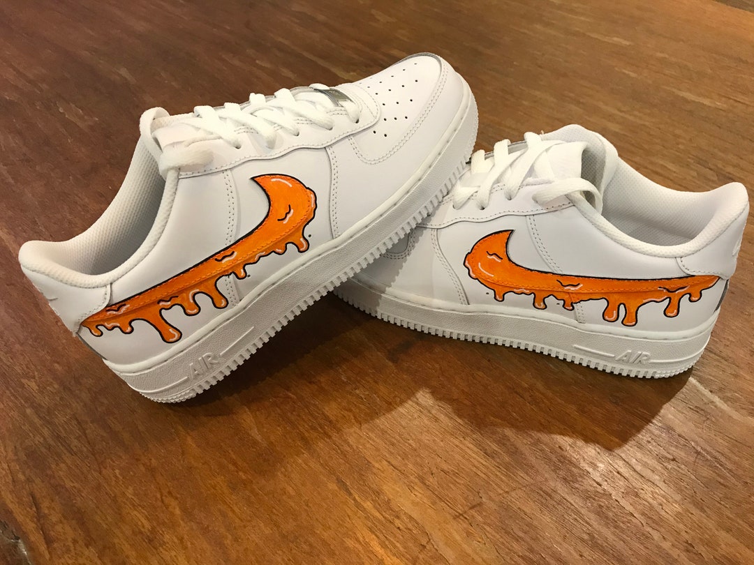 Custom Nike Air Force 1 -drip - Etsy
