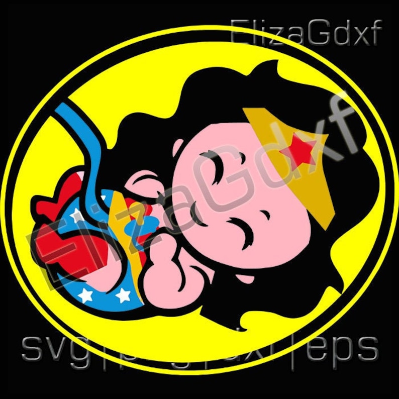 Wonder Baby Girl Images SVG Eps Dxf Pdf Png Cutting File - Etsy