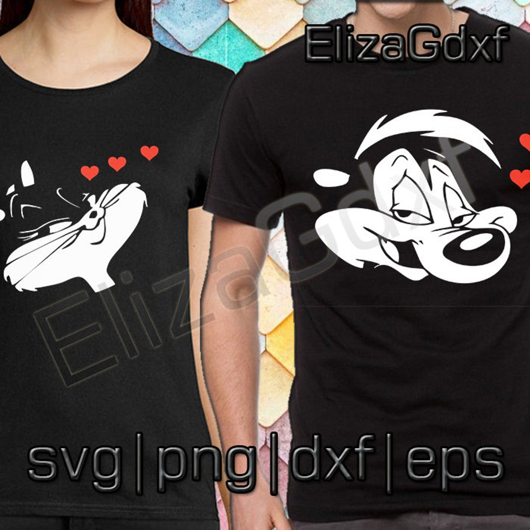 COUPLE PEPE Images SVG Eps Dxf Pdf Png Cutting File Files - Etsy